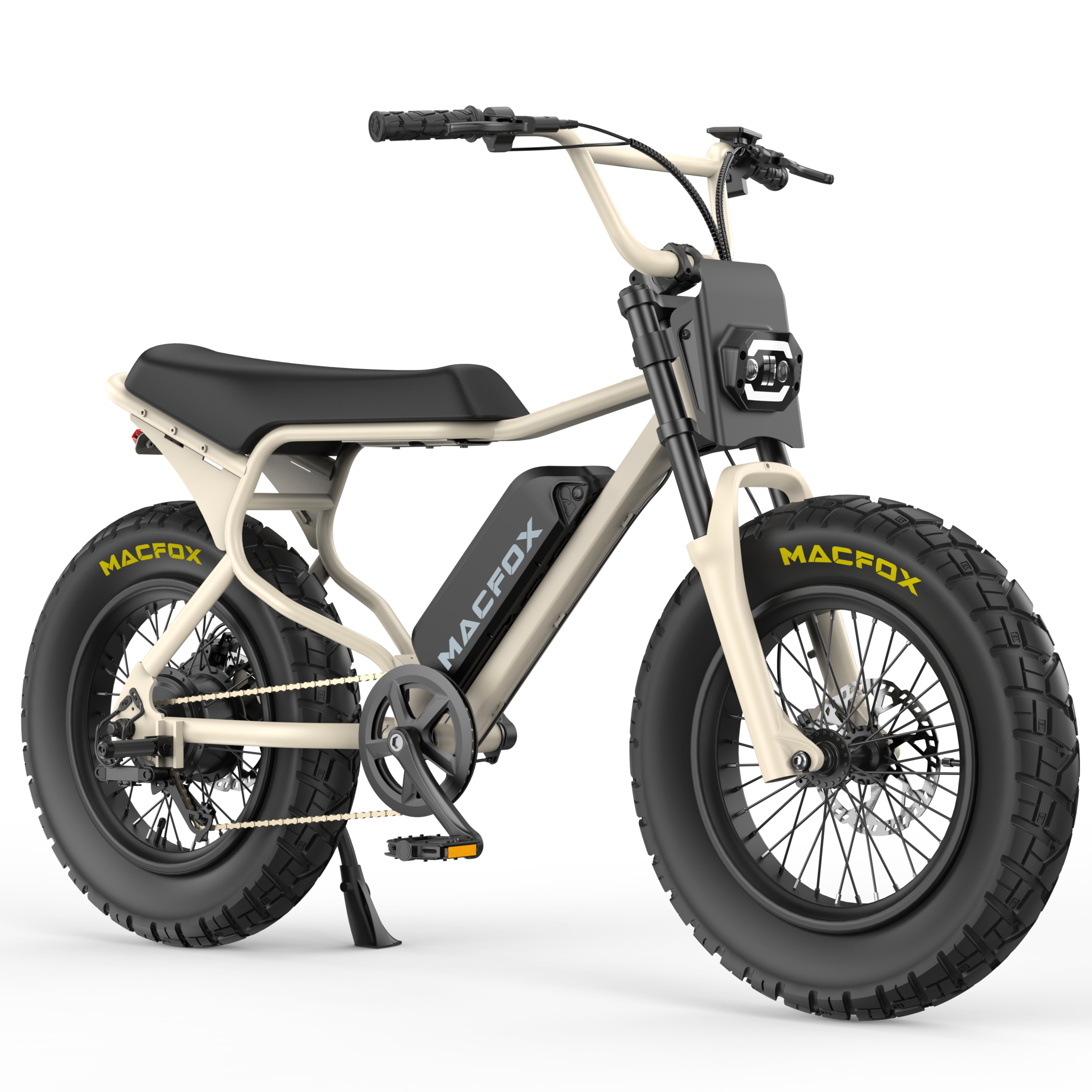 MACFOX X7 Adult Electric Bike, 750W E-Bike, 25 MPH, 48V 13Ah removable battery, 35-mile range ...