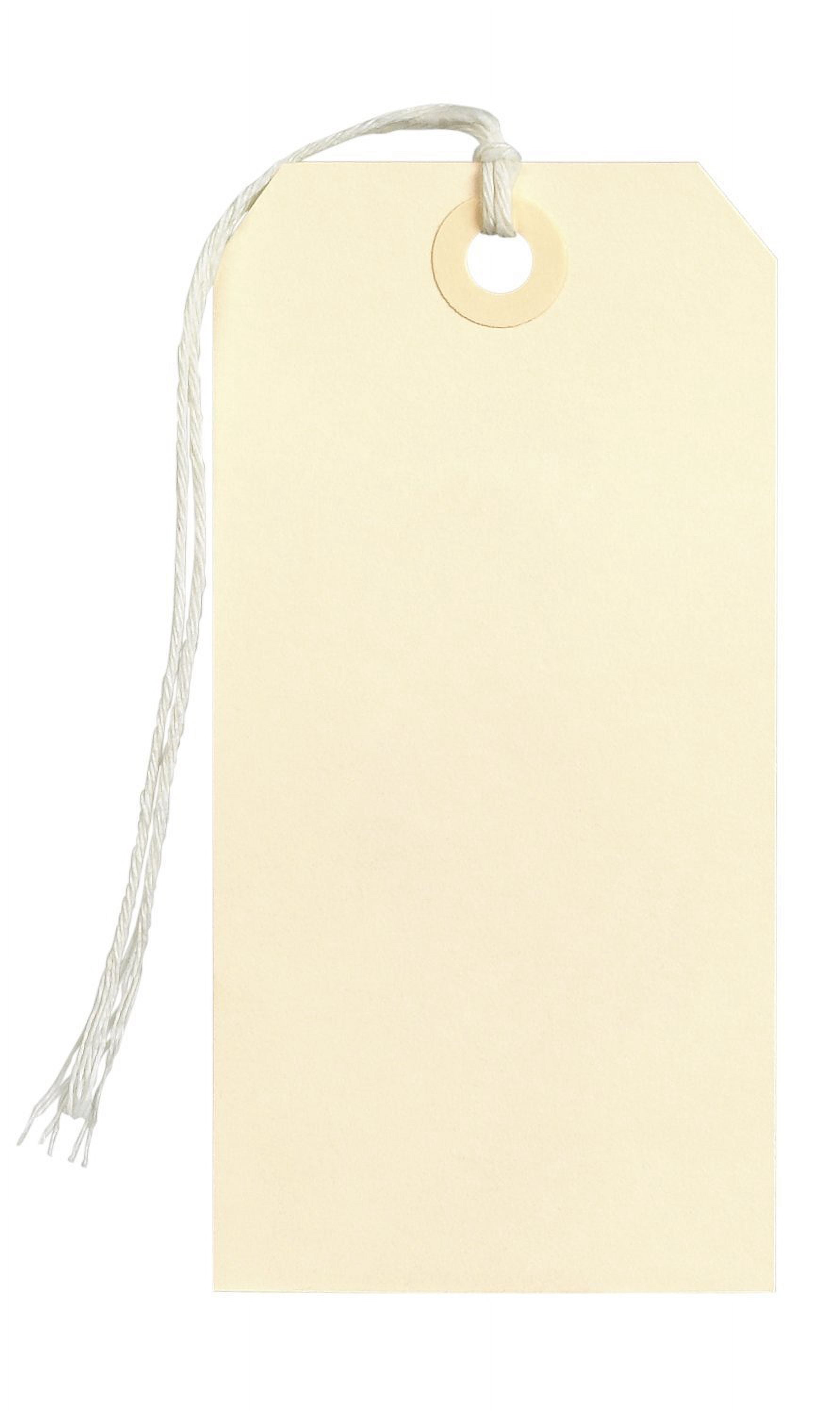 MACO #3 Manila Plain Shipping Tags, 3-3/4" x 1-7/8", 1000 per box - Walmart.com