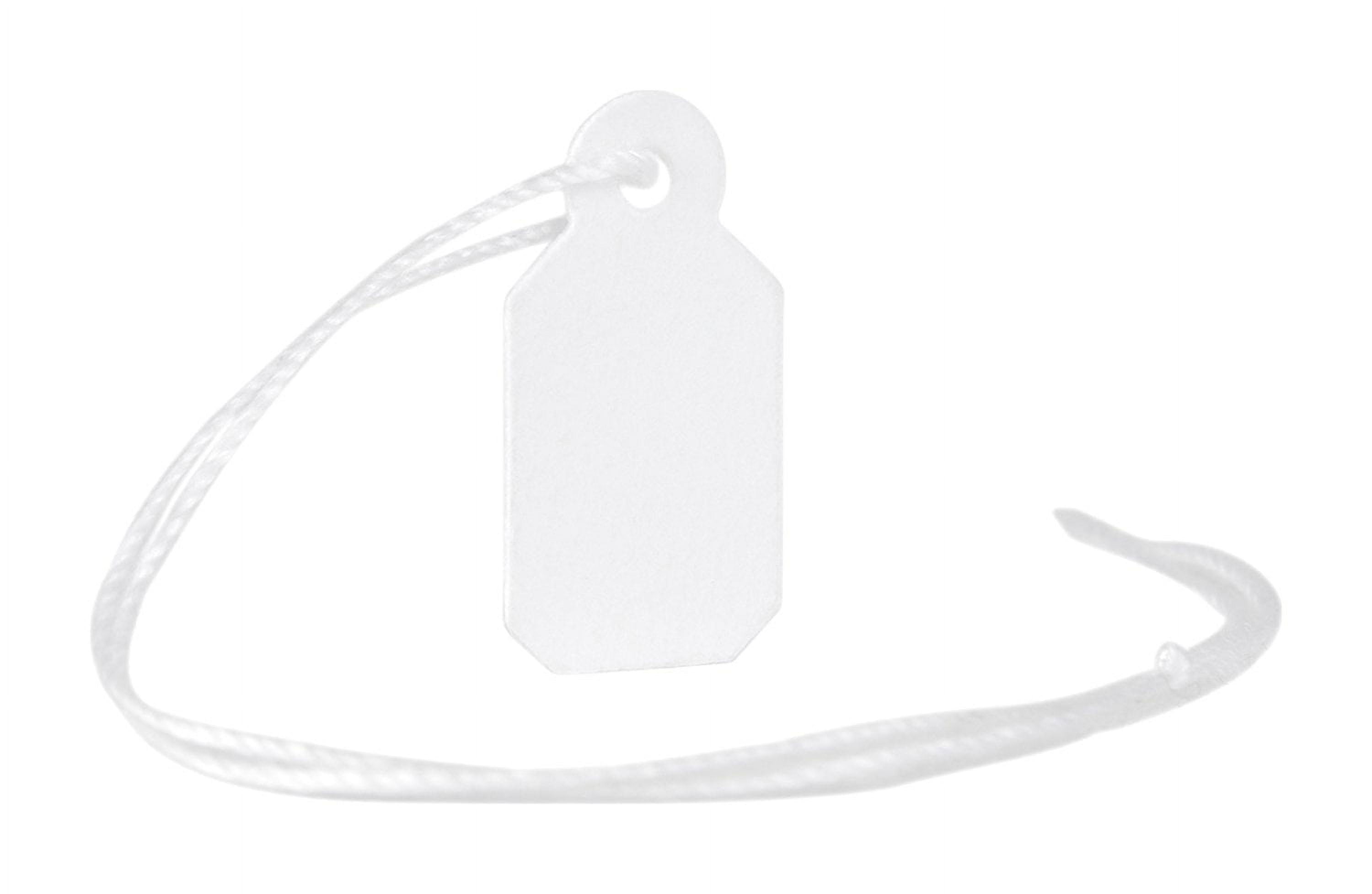 MACO White Strung Merchandise Tags, #0 - 3/8 x 13/16 Inches, 1000 Per ...