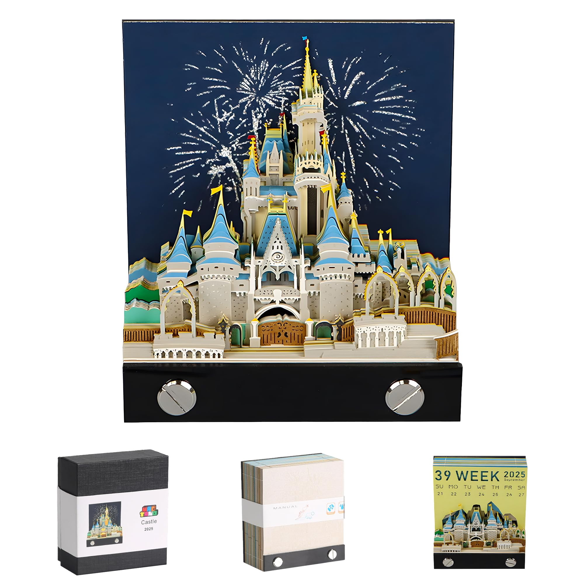 MACTANO 3D Art Calendar 2025, Time Piece Calendar Tear Away Paper ...