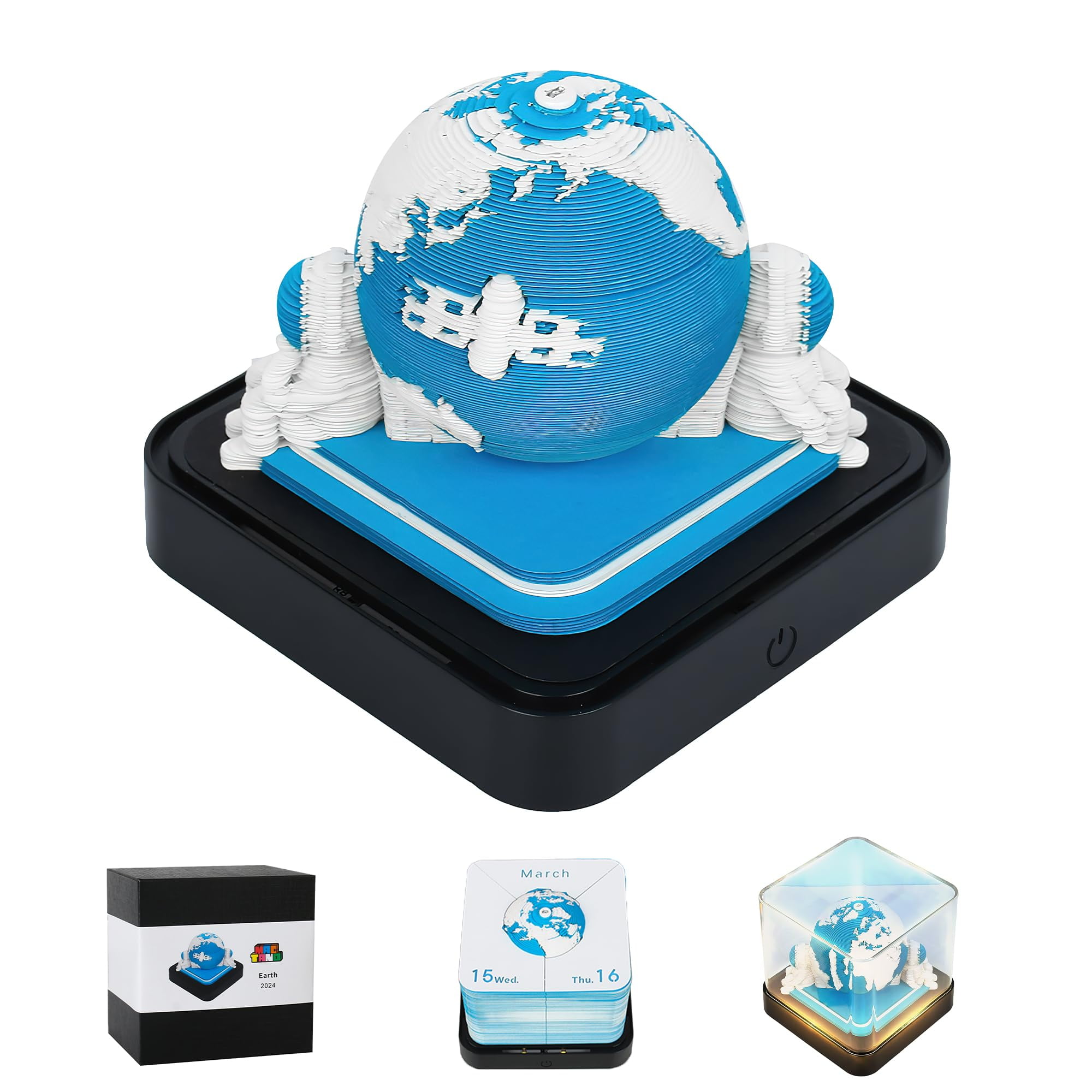 MACTANO 3D Art Calendar 2026, Time Piece Calendar Tear Away Paper ...