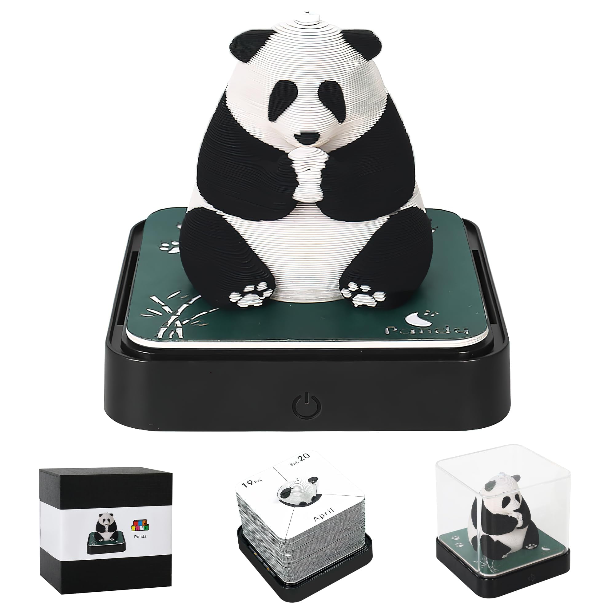 MACTANO 3D Art Calendar 2026, Time Piece Calendar Tear Away Paper ...