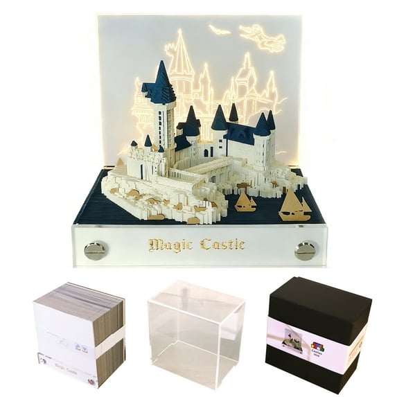 MACTANO 3D Art Calendar 2026 Time Piece New Magic Castle Calendar Tear ...