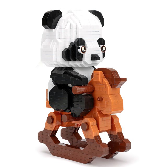 MACTANO Animal Micro Mini Building Block Set Cute Panda Building Bricks ...