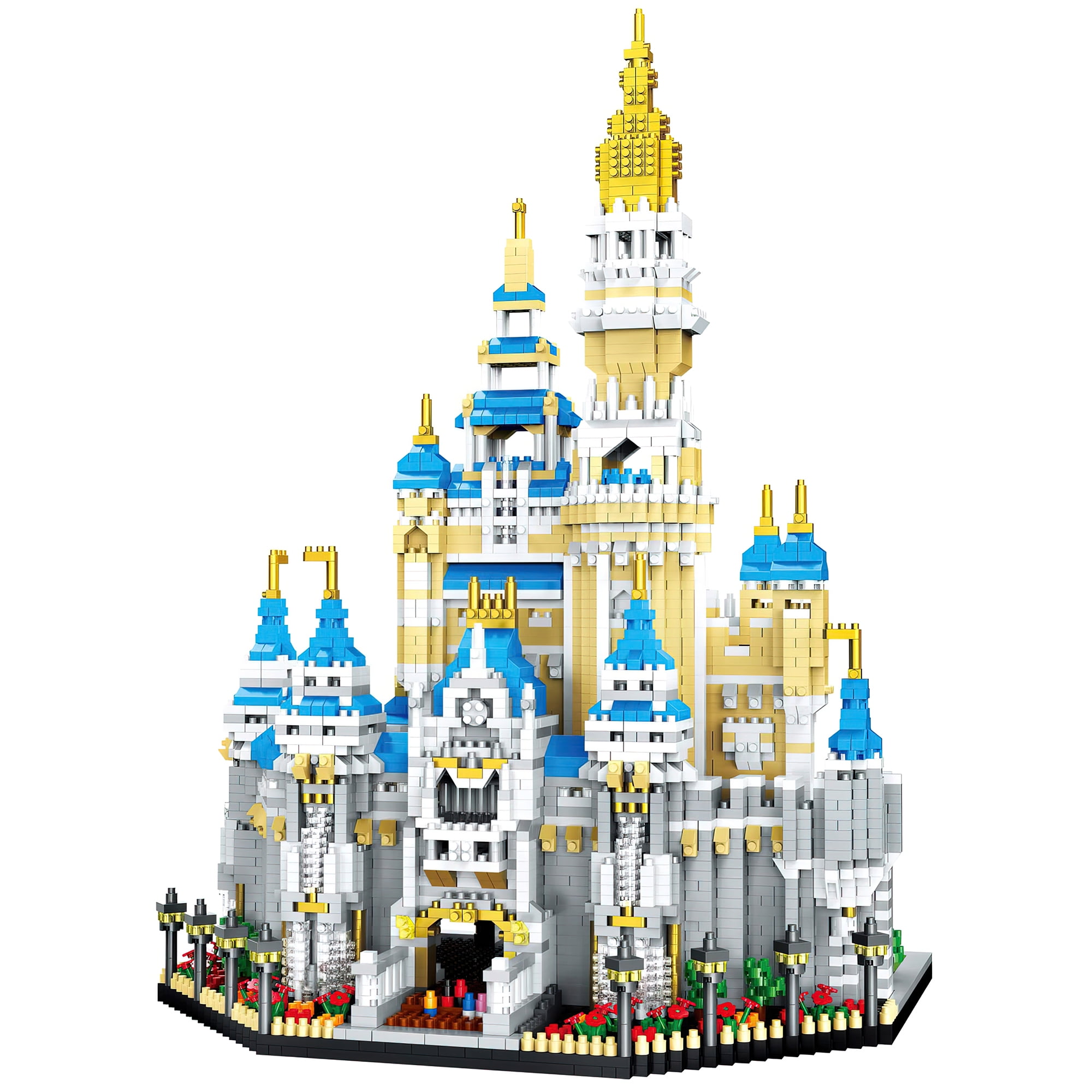 MACTANO Architecture Micro Mini Building Block Set Fairyland Castle ...