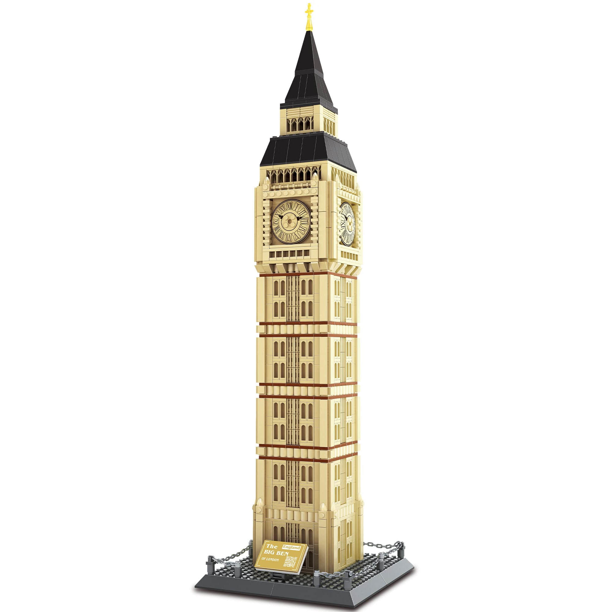 MACTANO Architecture Micro Mini Building Block Set London Big Ben Clock ...