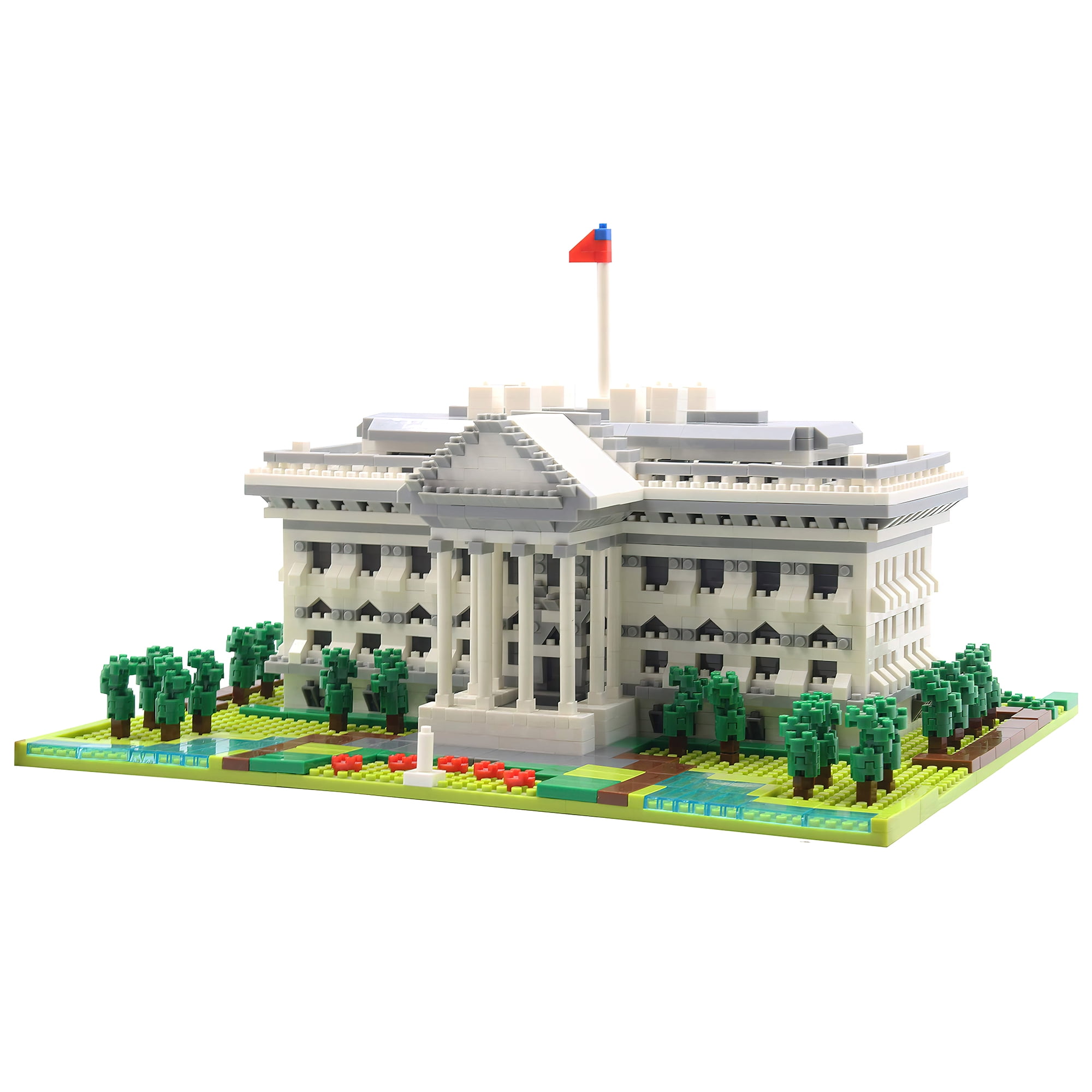 MACTANO White House Building Block Kit, Micro Mini Bricks, Realistic ...