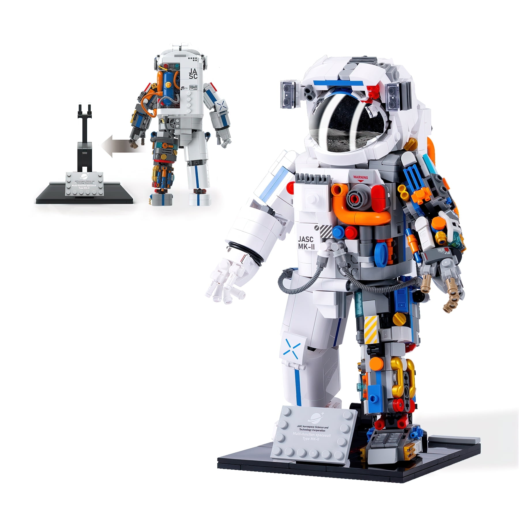 MACTANO Astronaut Building Block Set Space Universe Mechanical Spaceman ...