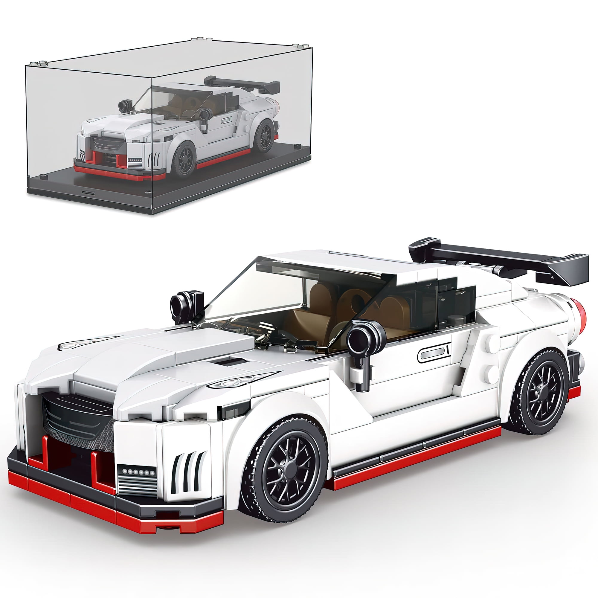 MACTANO Car Building Block Set Speed Champion GT-R Race Car Building ...