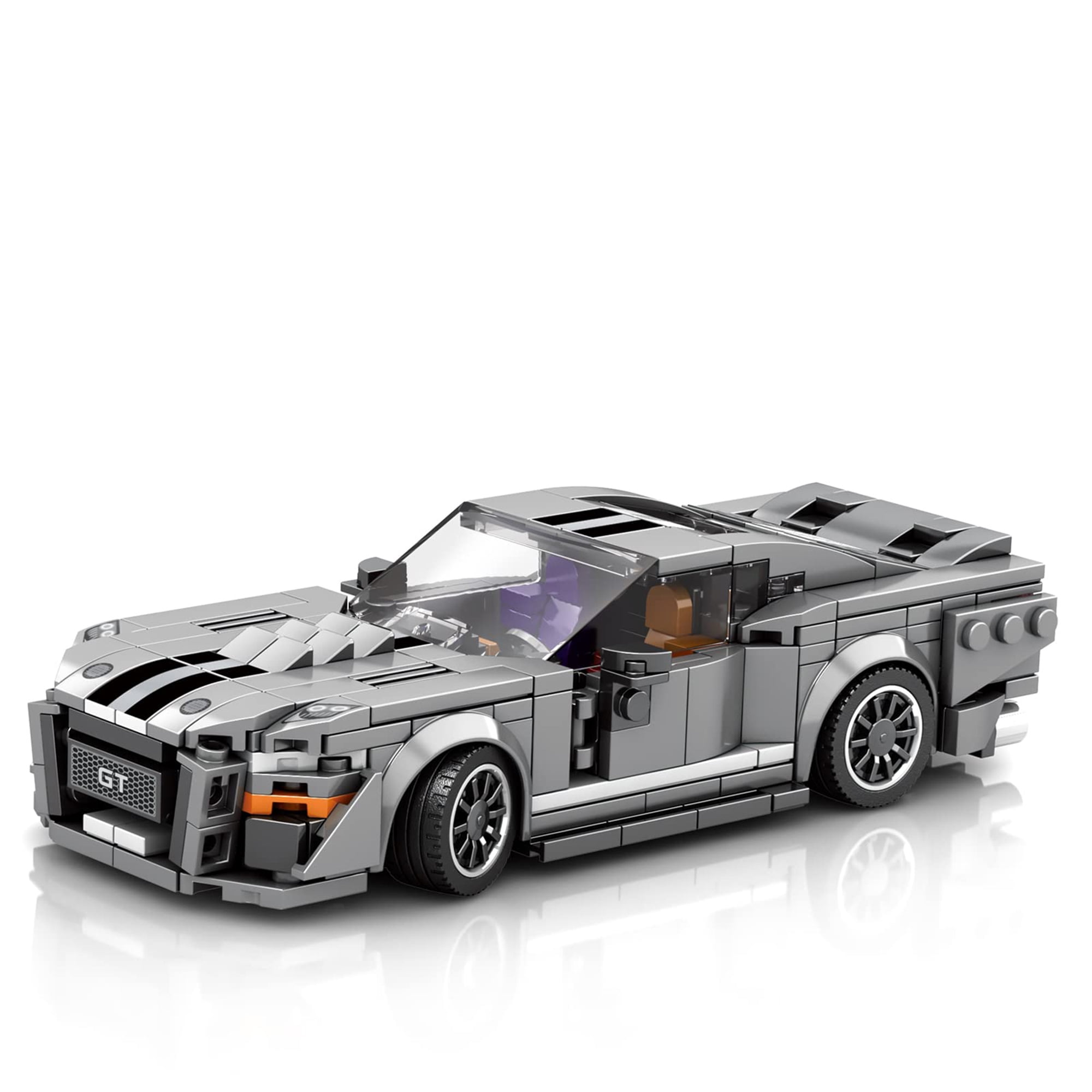 MACTANO Car Building Block Set Speed Champion GT500 Sports Car Building ...
