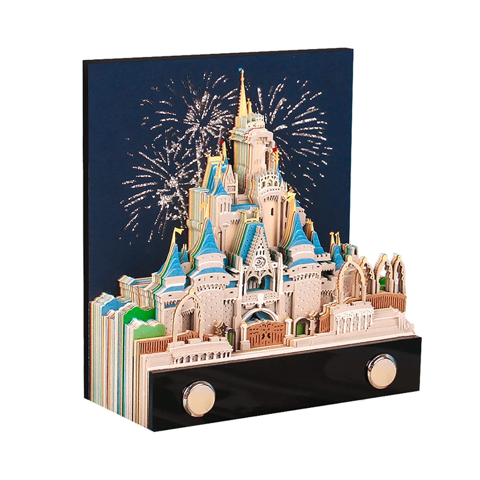 MACTANO Memo Pad Art Sticky Notes Fantasy Castle 3D Paper Card Craft ...