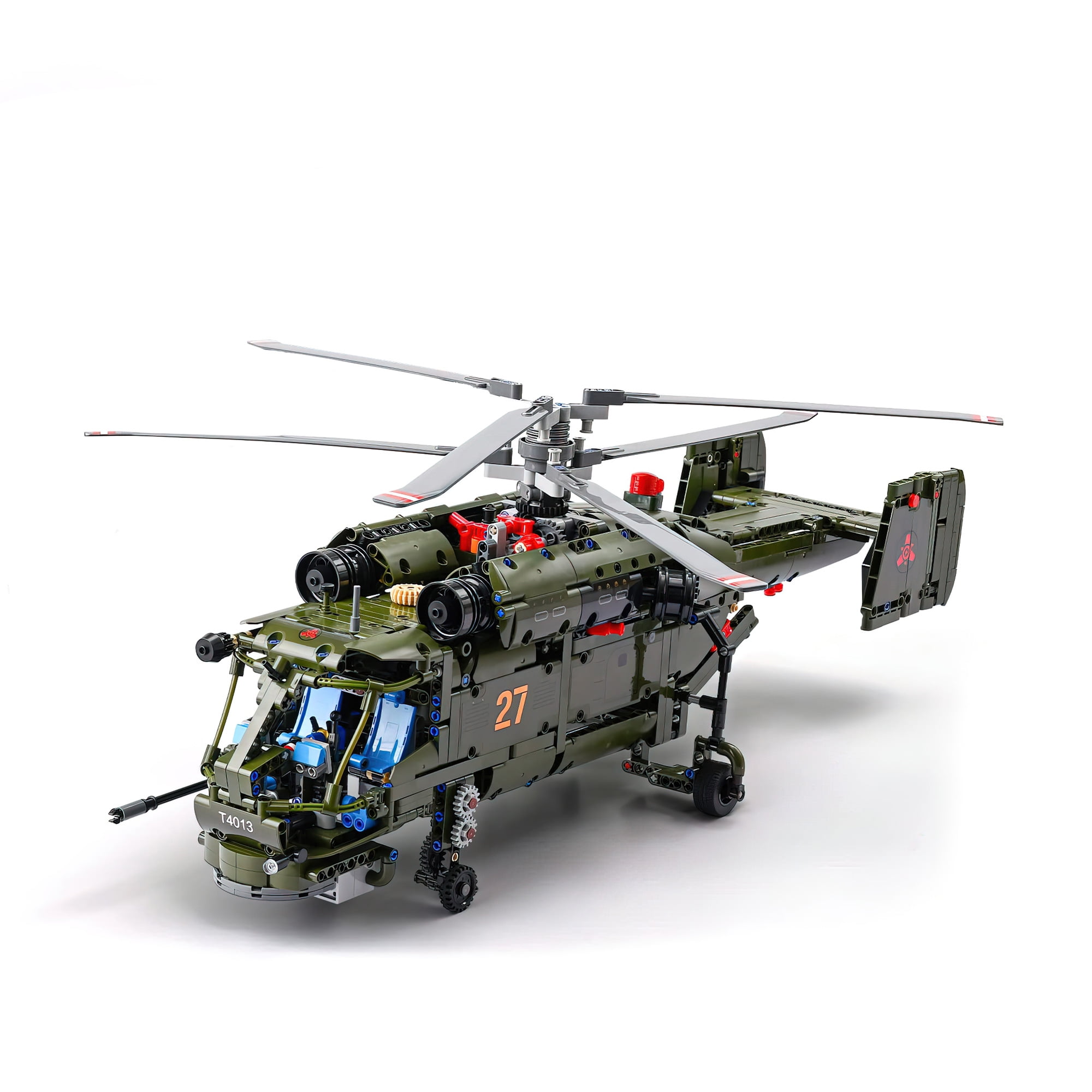 MACTANO Military Airplane Building Block Set Ka-27 Helicopter Building ...