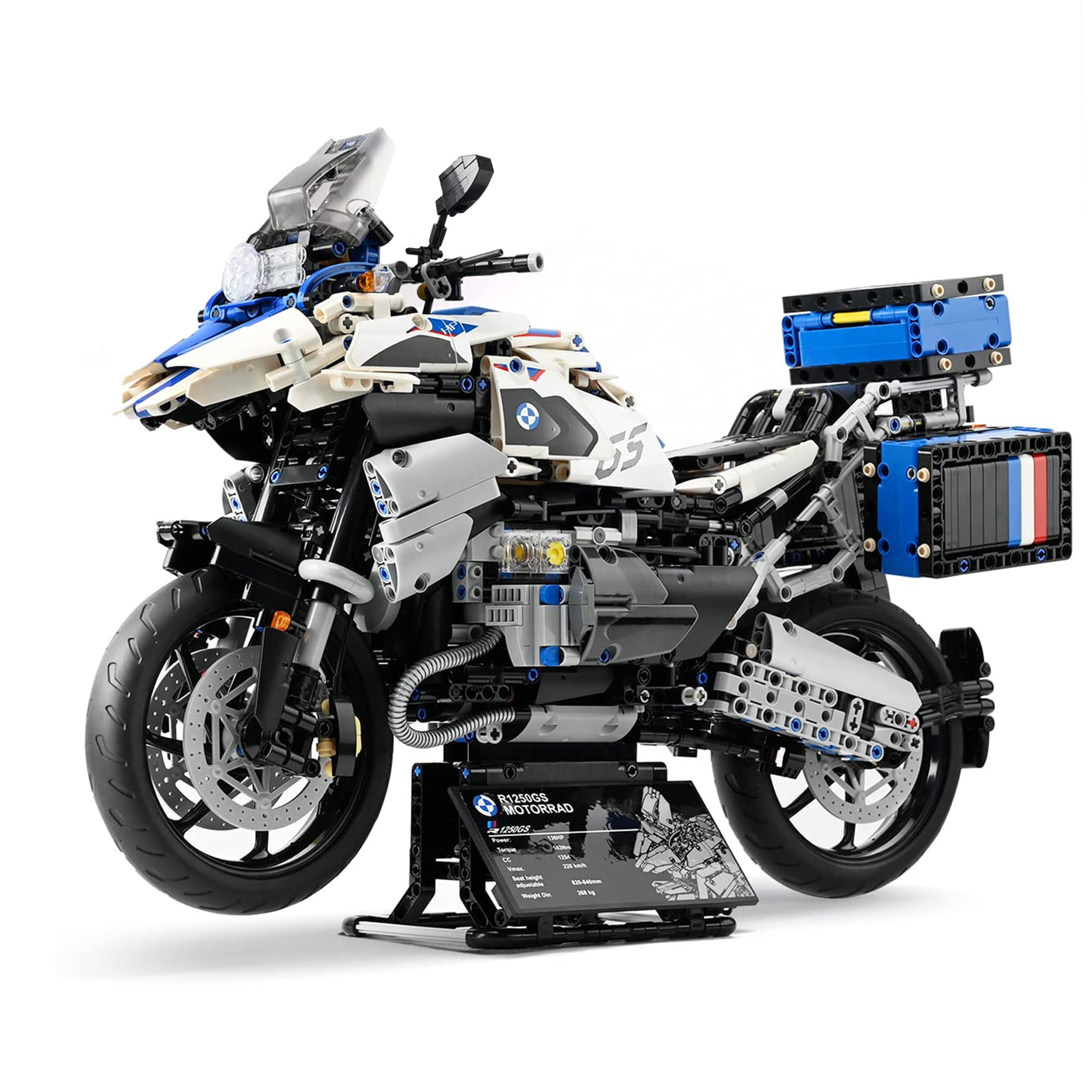 MACTANO R125GX Motorcycle Building Block Set, Race Motorbike Kit Toy ...