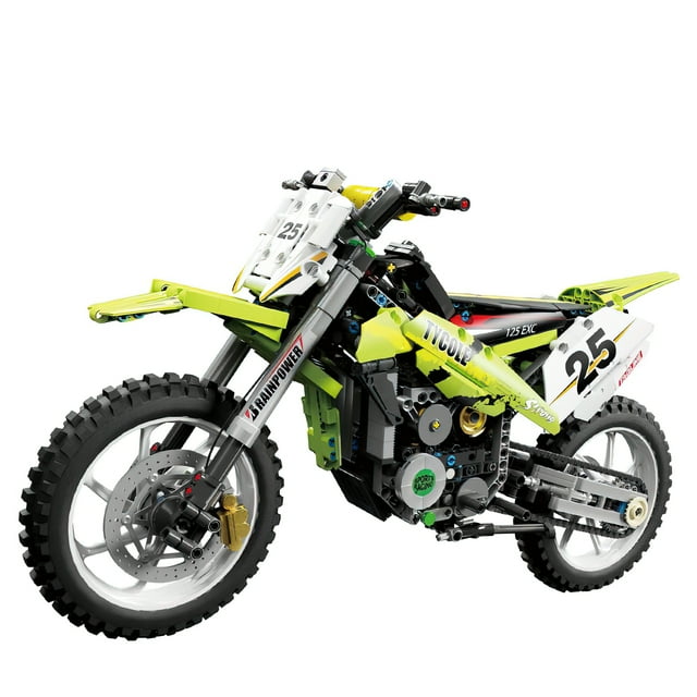 MACTANO Motorcycle Building Block Set Speed Champions Racing Motorcycle ...