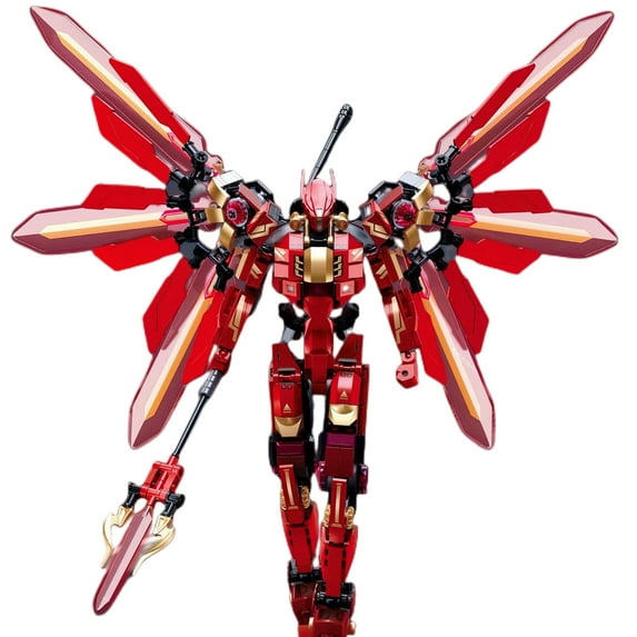 MACTANO Robot Building Block Set Mech Armour Warrior Mechanical Model ...