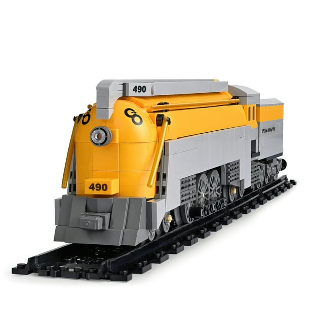 MACTANO Steam Train Building Block Set CO490 Locomotive Railway ...