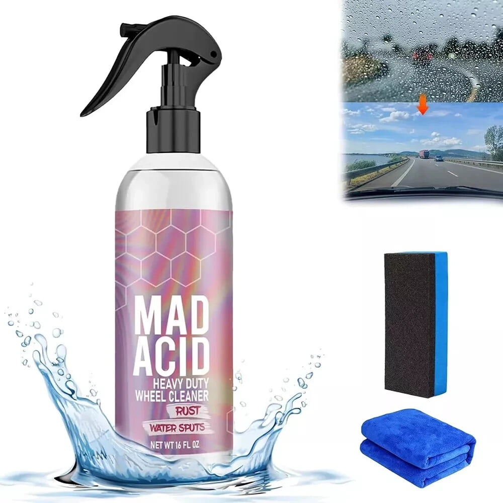 MAD ACID Glass Cleaner - MAD ACID Heavy-Duty Wheel Cleaner 120ML ...