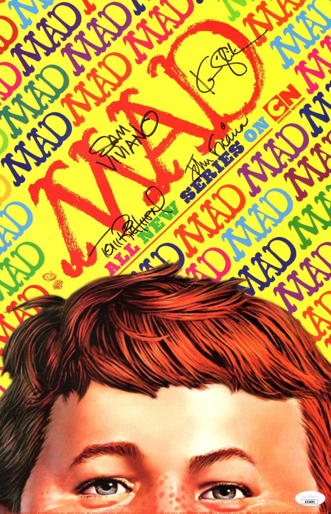 MAD Animated Signed Autograph 11X17 Poster Shinick Viviano Richmond ...