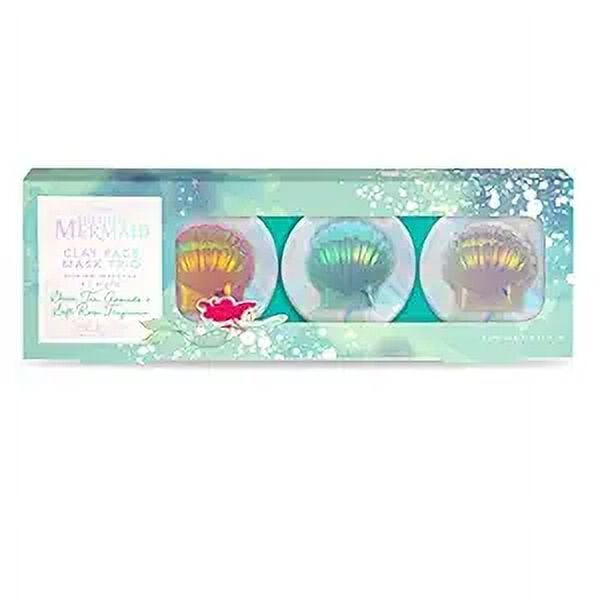 MAD Beauty Disney The Little Mermaid Clay Face Mask Trio 3-Pack, Green ...