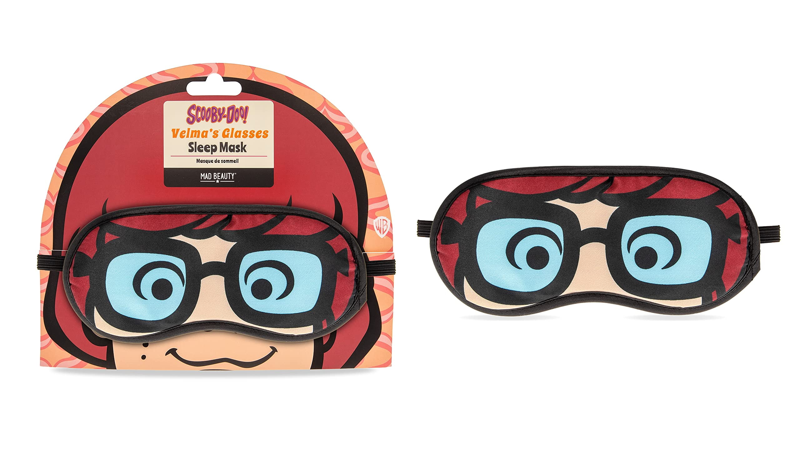 MAD Beauty Scooby-Doo Velma Glasses Eye Mask, Plush Backside ...