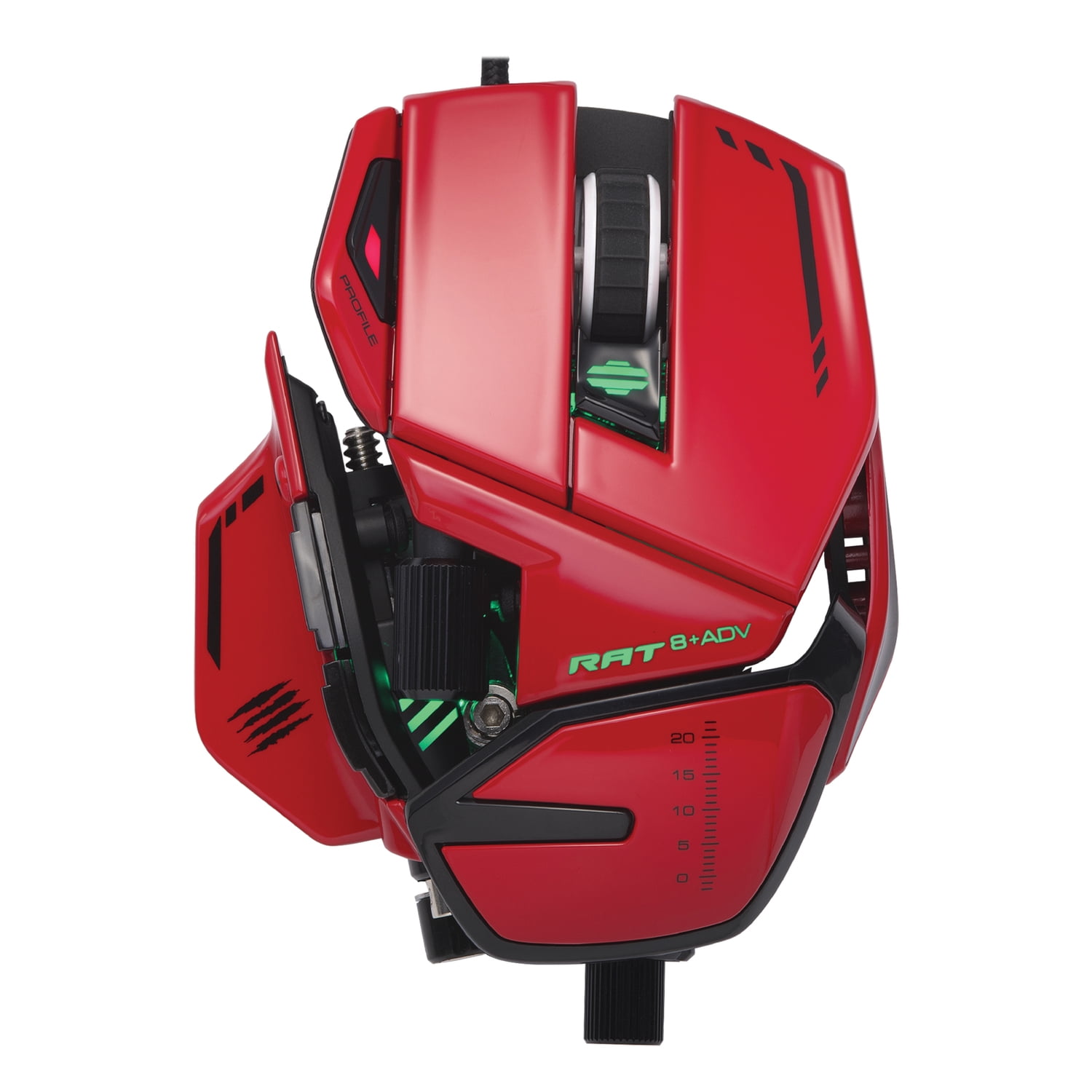 MAD CATZ R.A.T. 8+ ADV Highly Customizable Optical Computer Mice ...