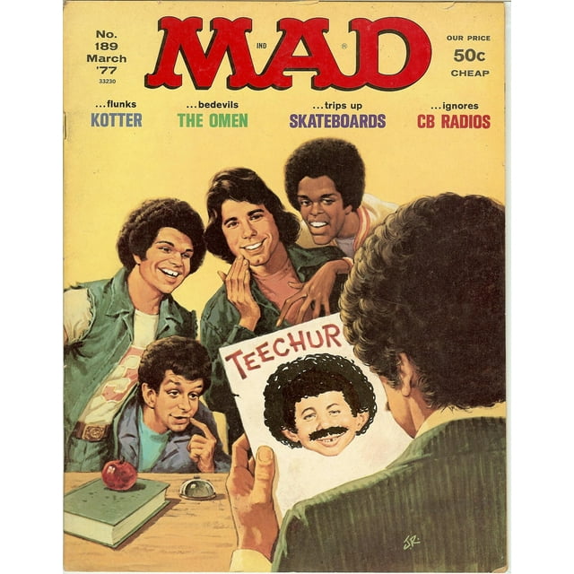 MAD Magazine #189 March 1977 Welcome Back Kotter - Walmart.com