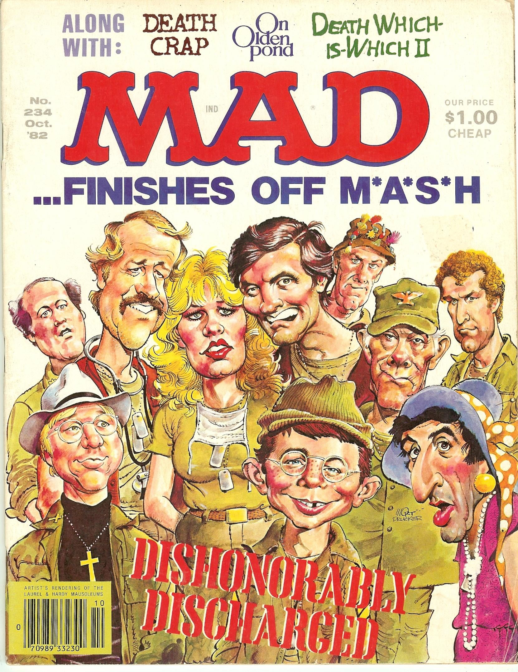 MAD Magazine #234 Oct 1982 MASH - Walmart.com