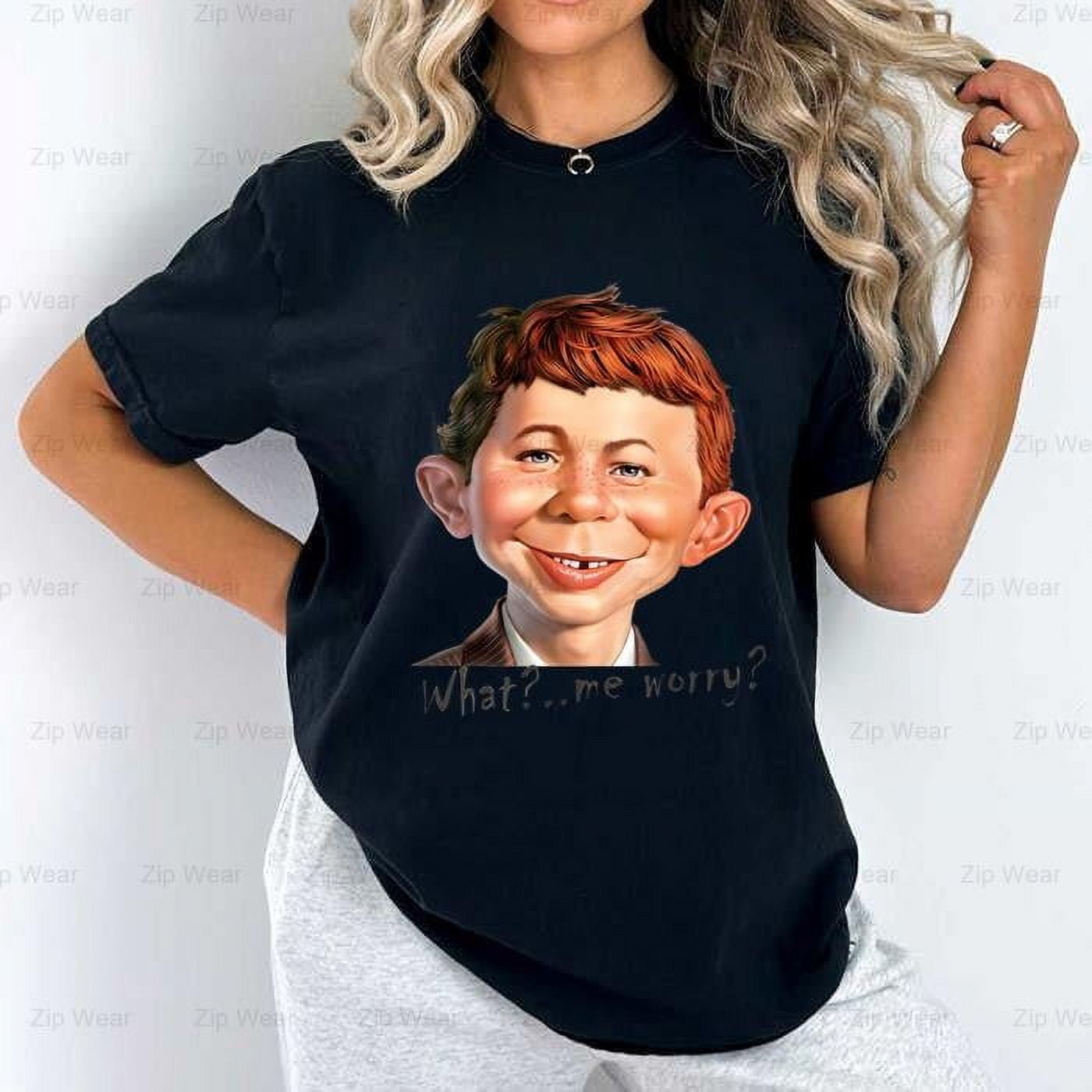MAD Magazine Alfred E Neuman What Me Worry, Funny, Classic, Mascot ...