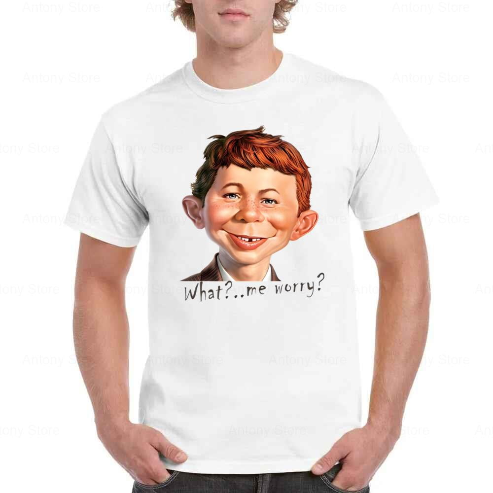 MAD Magazine Alfred E. Neuman What Me Worry T-shirt unisex up to 5XL ...
