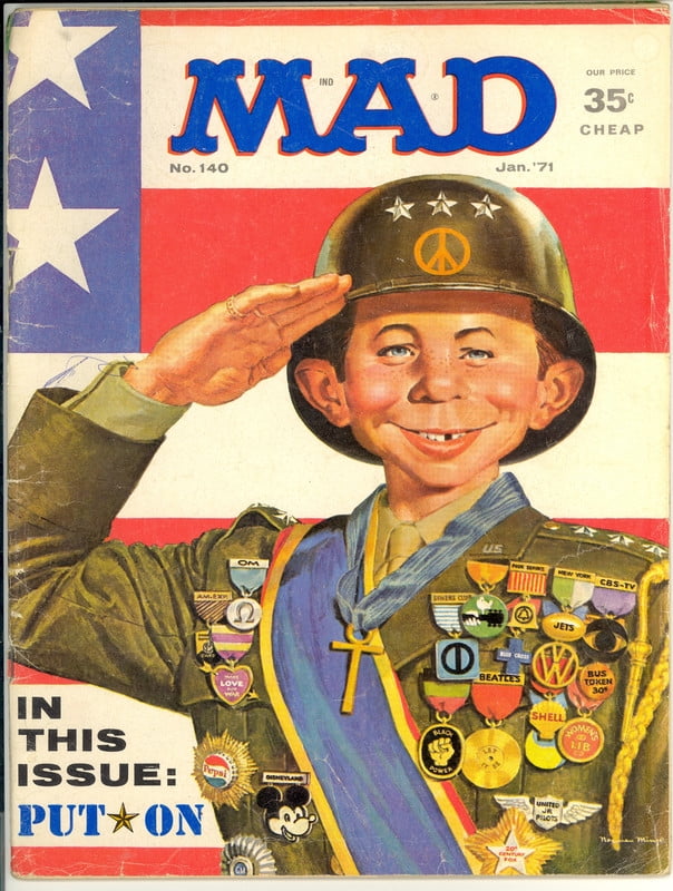 MAD Magazine Vintage Collectible #140 JAN 1971 - Walmart.com
