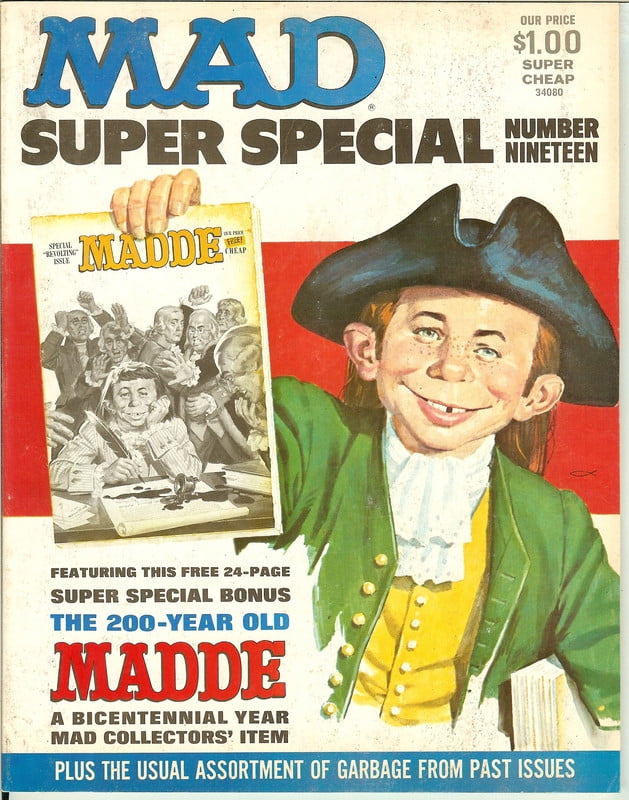 MAD Magazine Vintage Collectible HIGH GRADE Super Special Number 19 ...