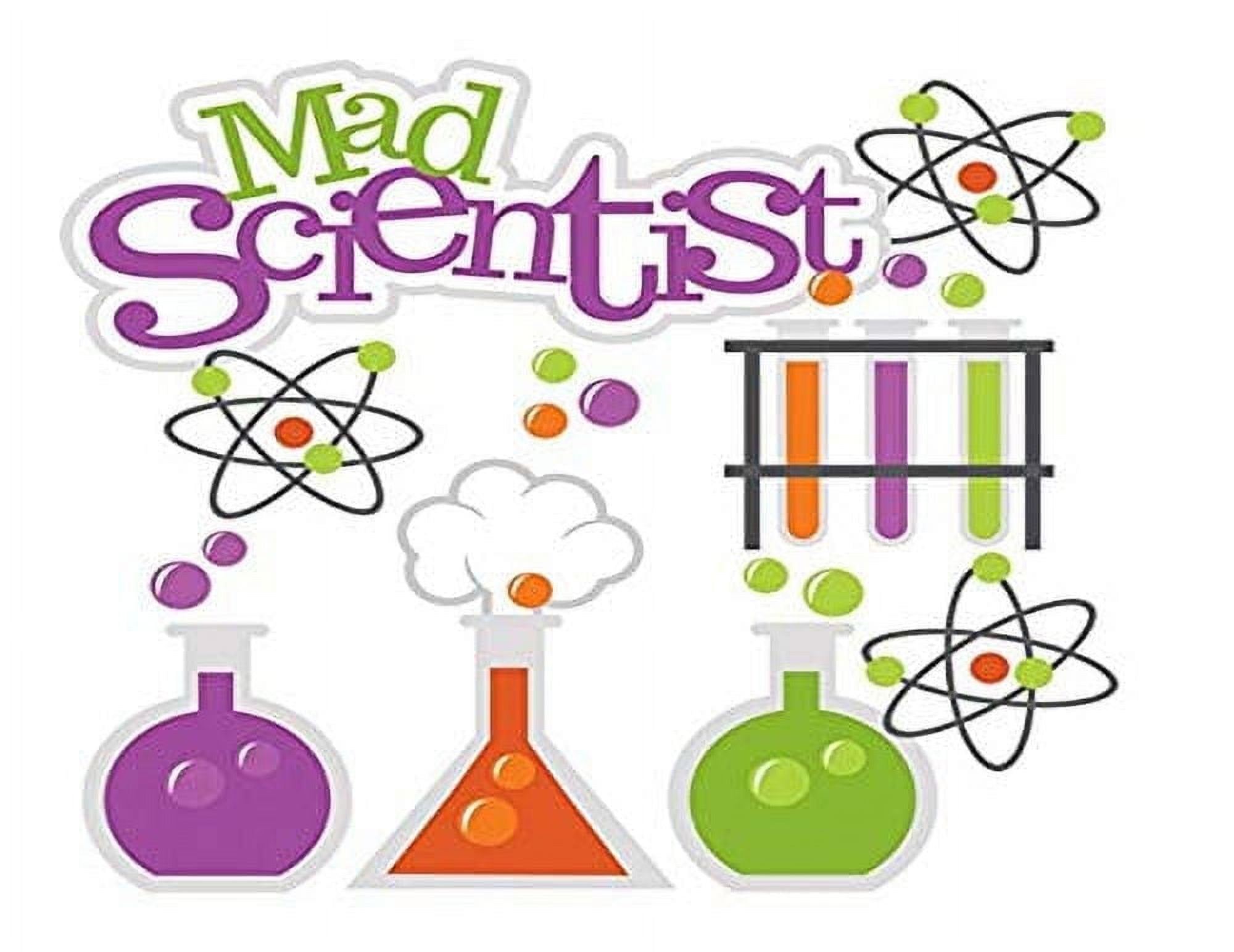 MAD SCIENTIST Theme Mad Science Birthday Party Personalized Edible ...