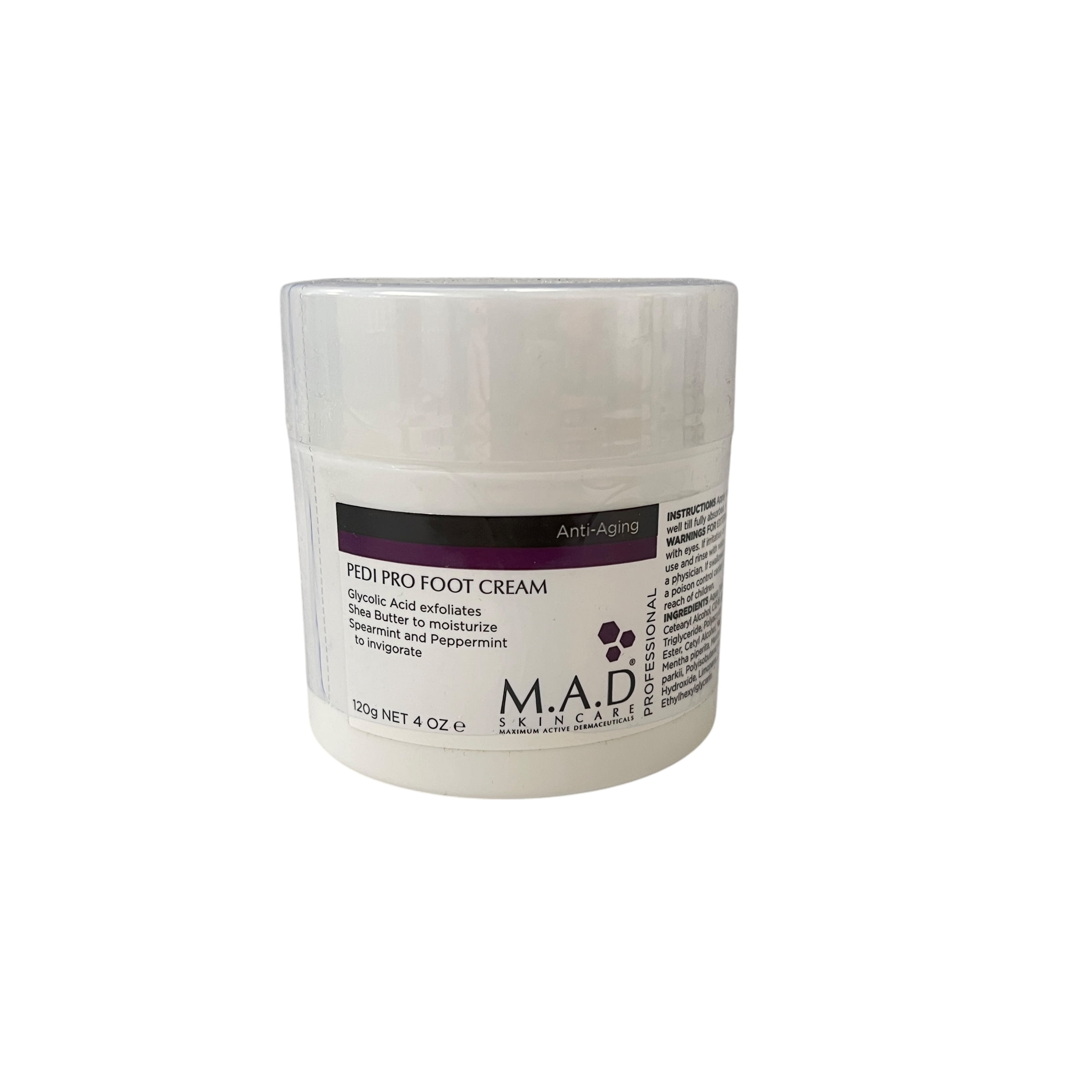 MAD Skincare Pedi Pro Foot Cream 4 oz - Walmart.com