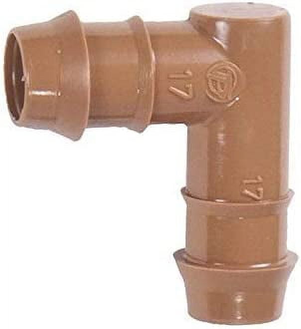 MADE - 10-PACK - 1/2" Inch Drip Irrigation Connectors, Barbed Elbow ...