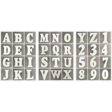 24" Styrofoam Free Standing Letters A-Z & Symbols - Letter A - Walmart.com