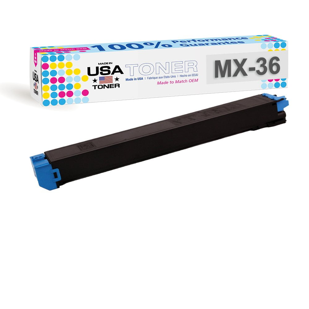 MADE IN USA TONER Cartridge Replacement for Sharp MX36NT, MX-2610N MX-2615N MX-3110N MX-3115N MX ...
