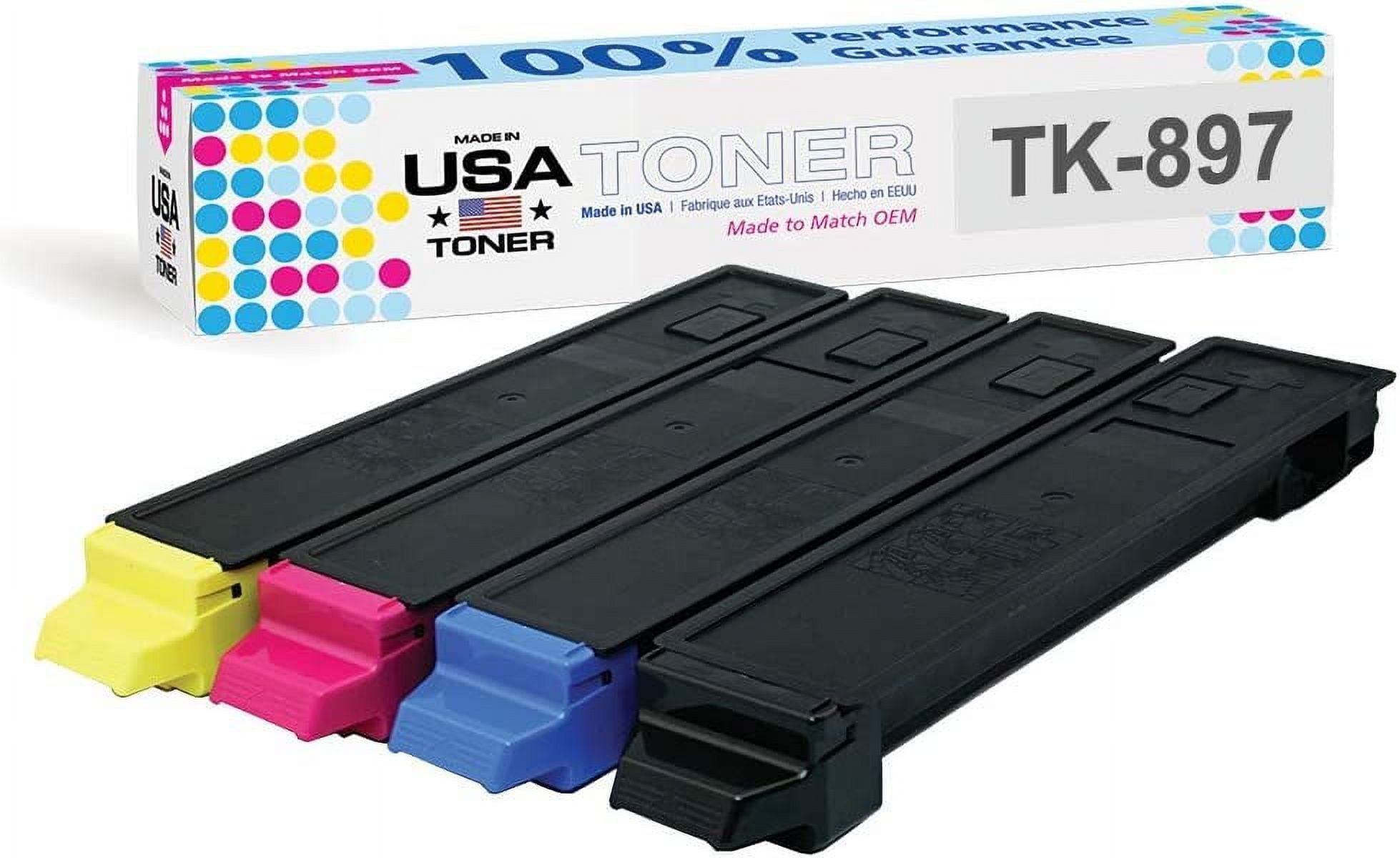 MADE IN USA TONER Compatible Replacement for Kyocera TK-897 Ecosys FS ...