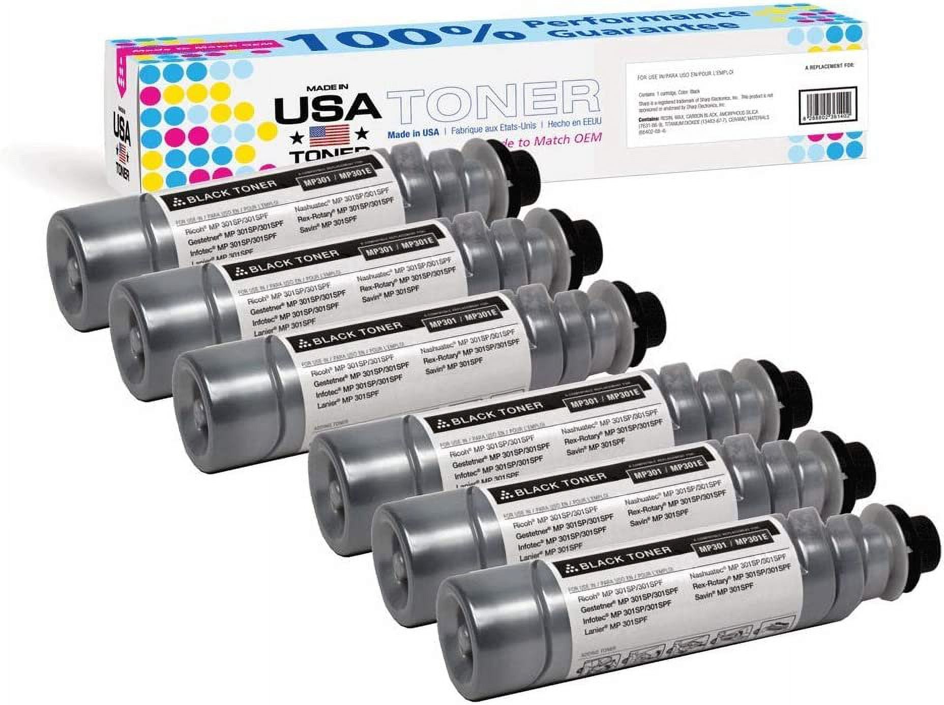MADE IN USA TONER Compatible Replacement for Ricoh Aficio Savin MP ...