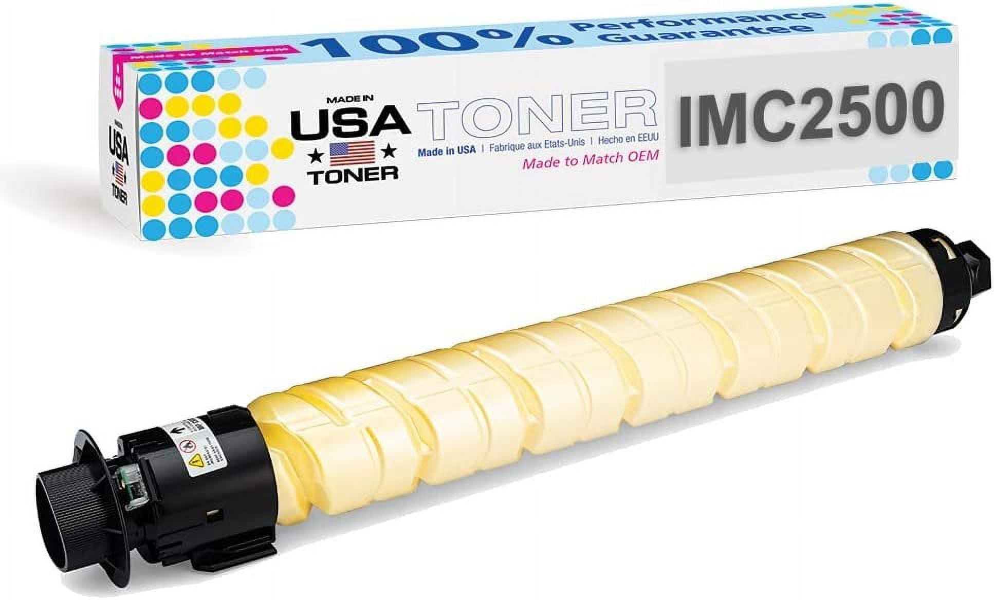 MADE IN USA TONER for use in Ricoh Savin Lanier IM C2000, IM C2500 Yellow - Walmart.com