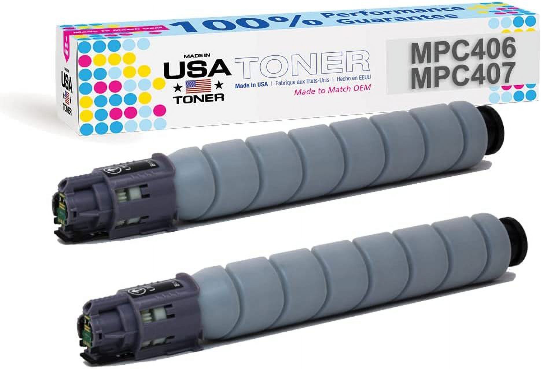 MADE IN USA TONER Compatible Replacement for Ricoh MP C306, C307, C406, C407 Ricoh 842207 842091 ...