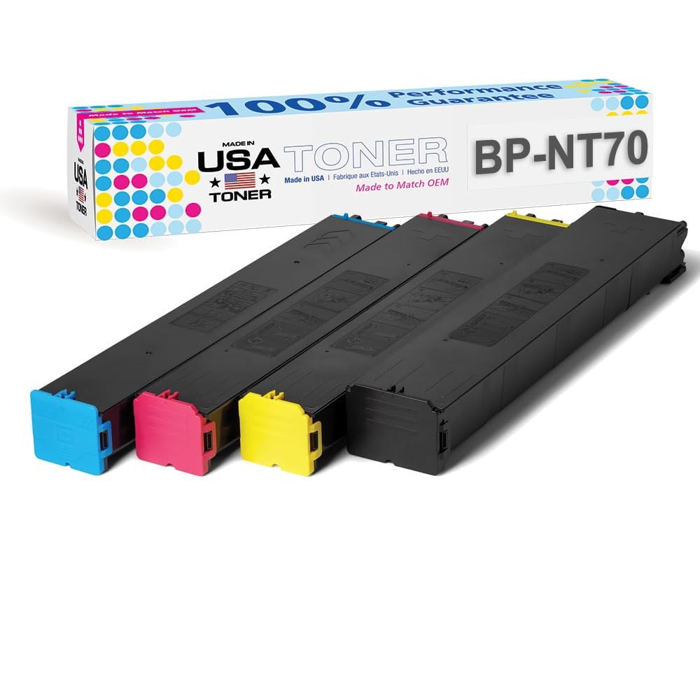MADE IN USA TONER Compatible Replacement for Sharp BP-70C31, BP-70C36, BP-70C45, BP-70C55, BP ...