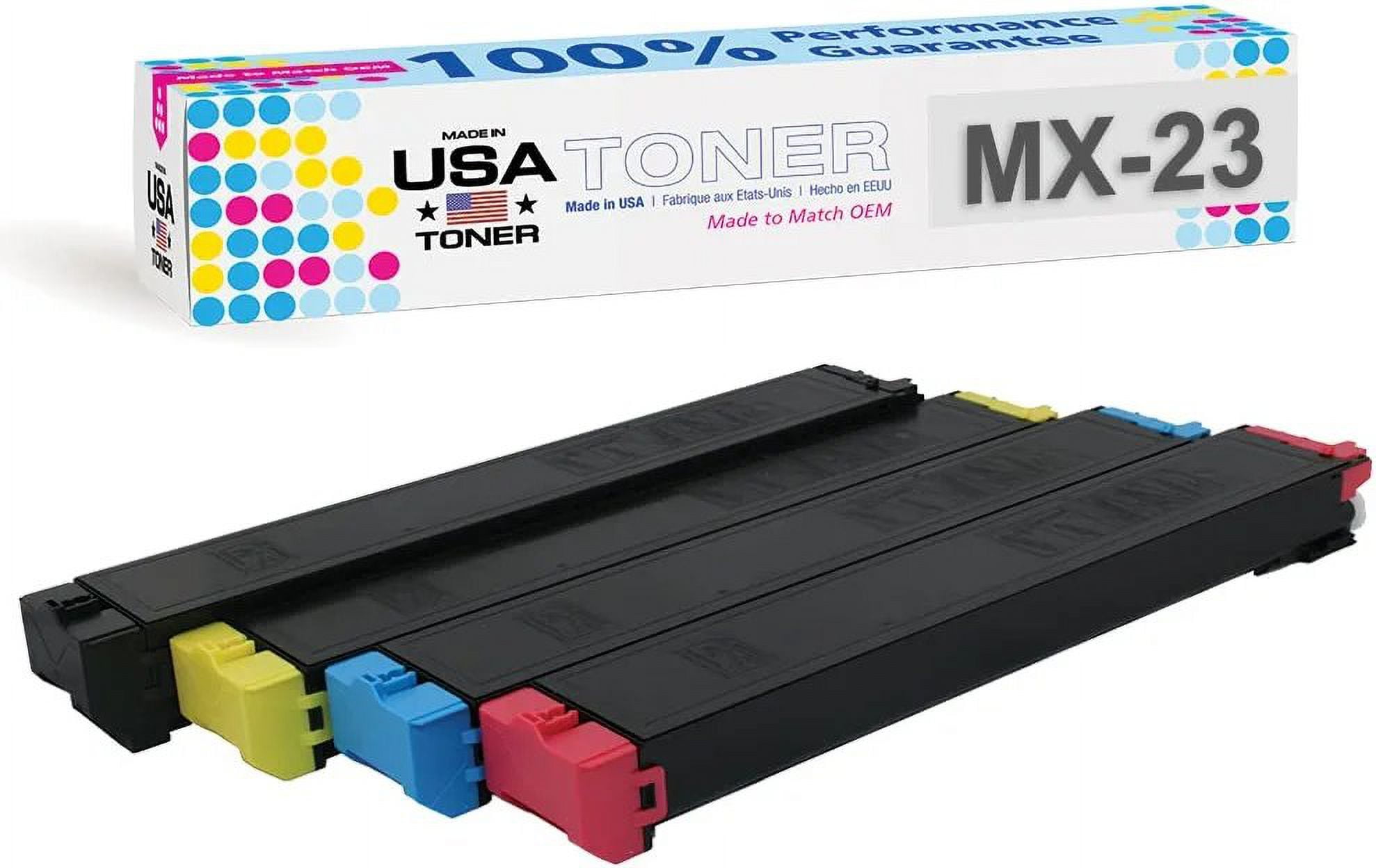 MADE IN USA TONER Compatible Replacement for Sharp MX 1810U, 2010U, 2310U, 3111U, 2314N, 2614N ...