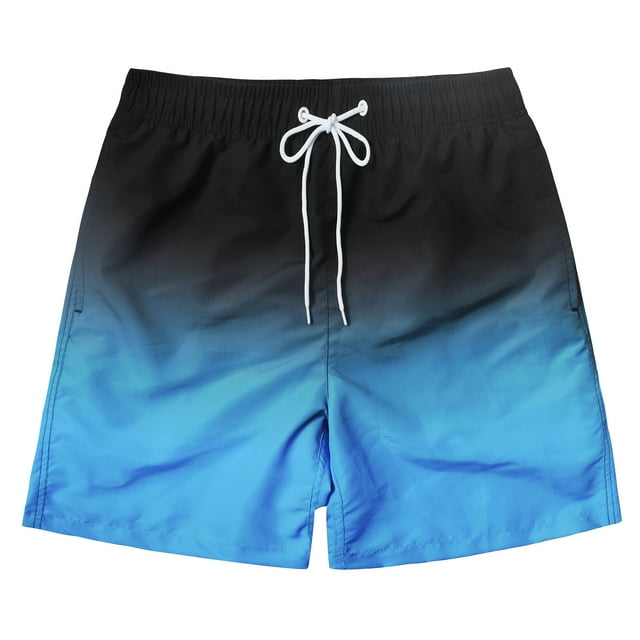 MADHERO Mens Swim Trunks with Elastic Waistband Mesh Lining 5 inch ...