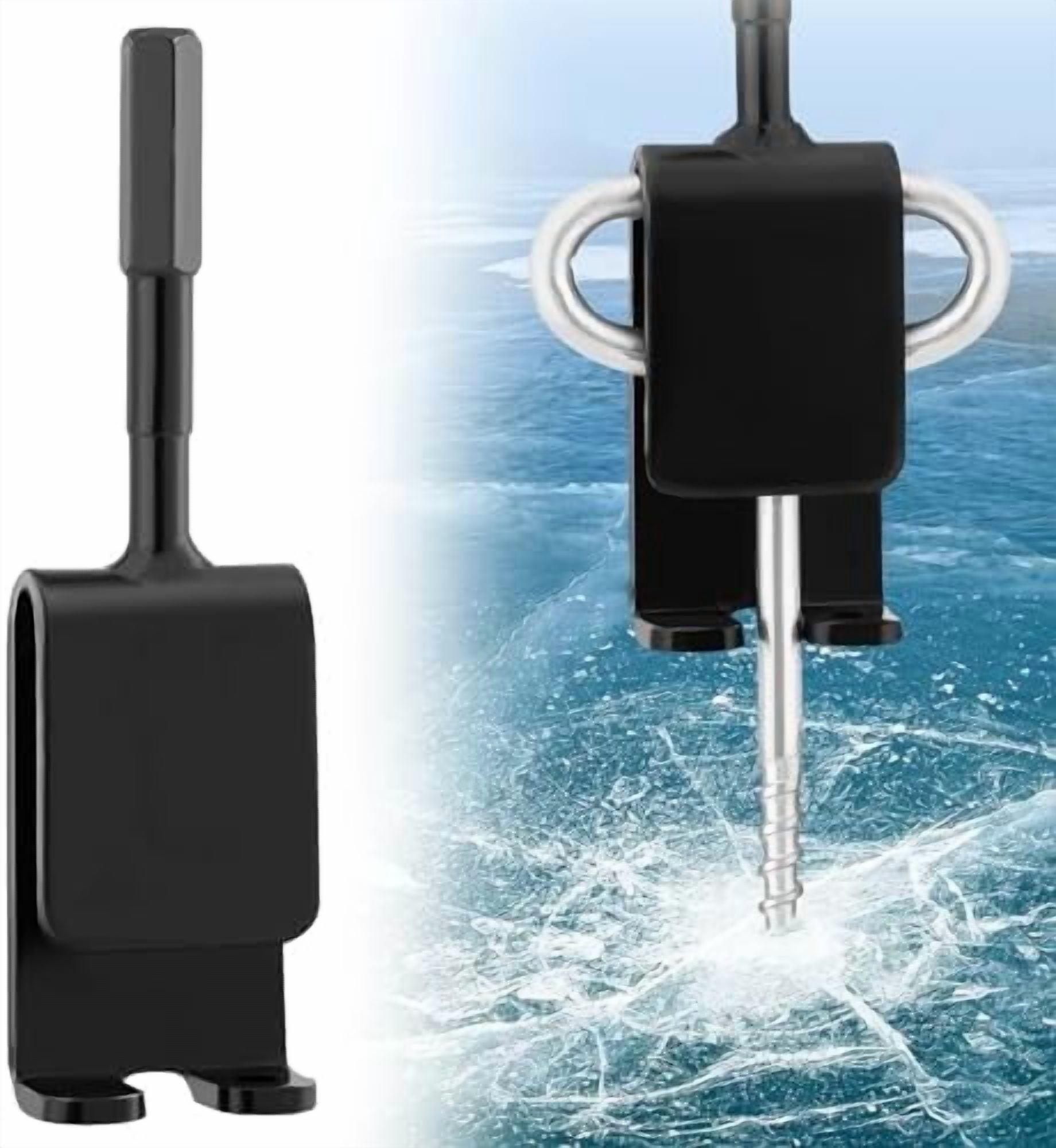 Universal Ice Anchor Tool- Ice Anchor Power Drill Adapter Ice House ...