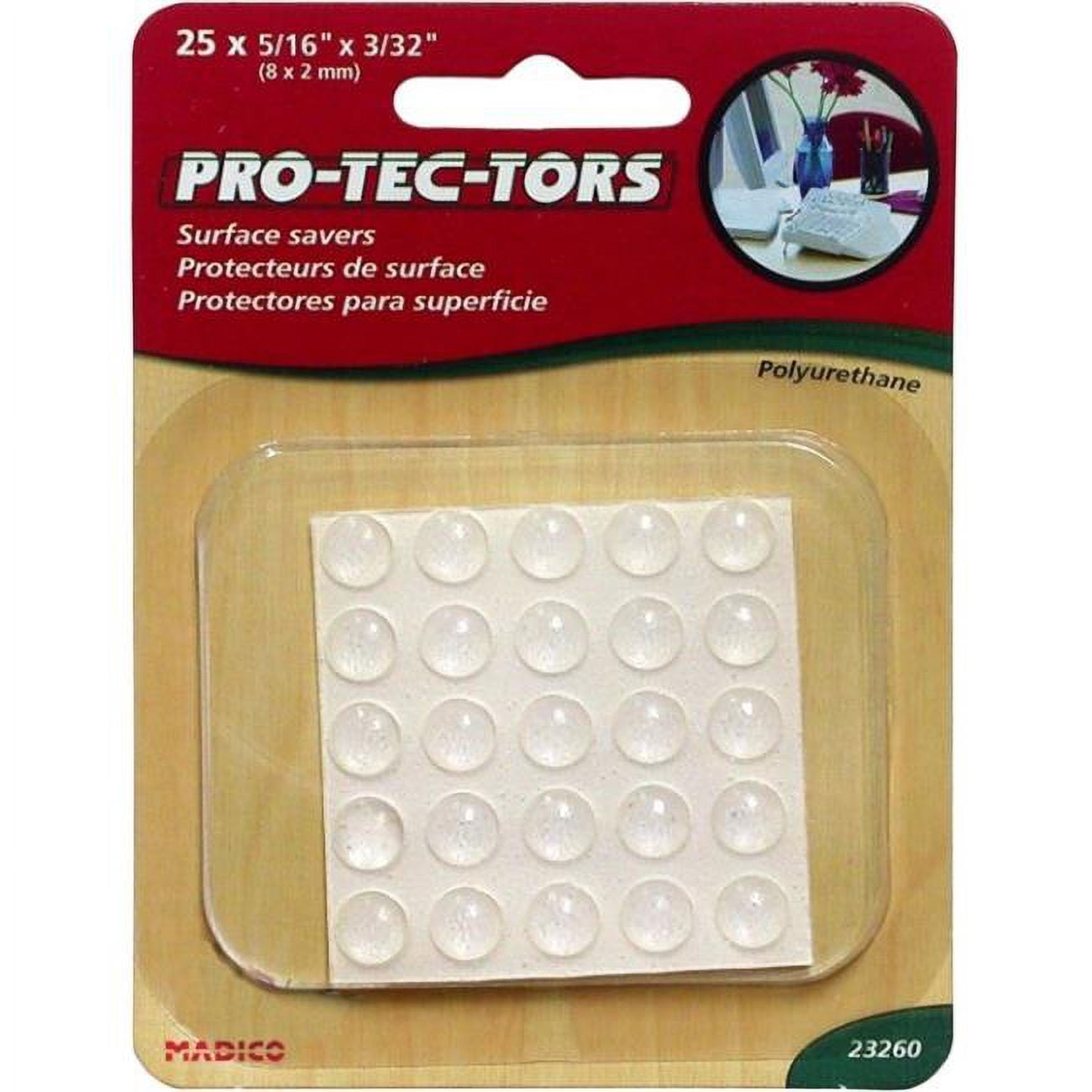 MADICO 23260 Pro-Tec-Tors - .31 in. Self Adhesive Round Polyurethane ...