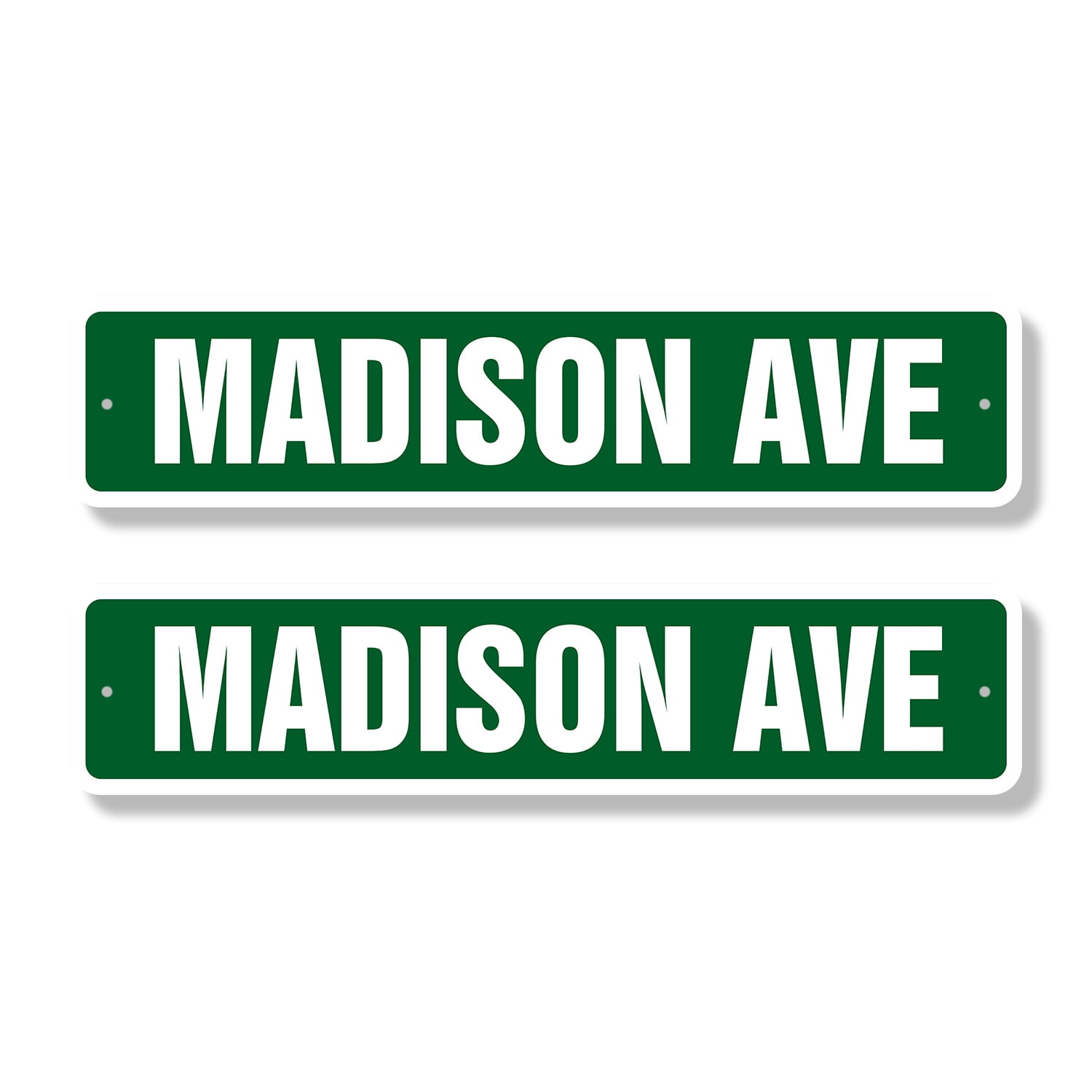 MADISON AVENUE Classic Street Sign (2 Pack) manhattan new york signs ...