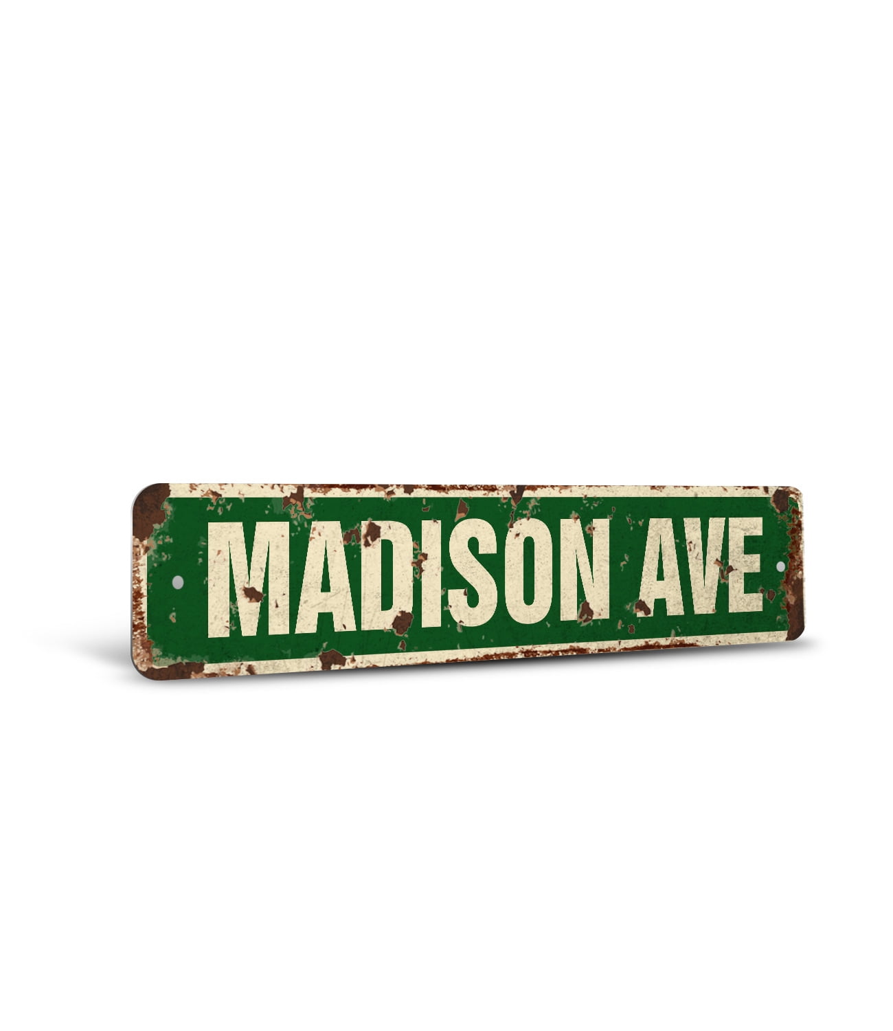 MADISON AVENUE Vintage Style Rustic Street Sign – Manhattan New York ...