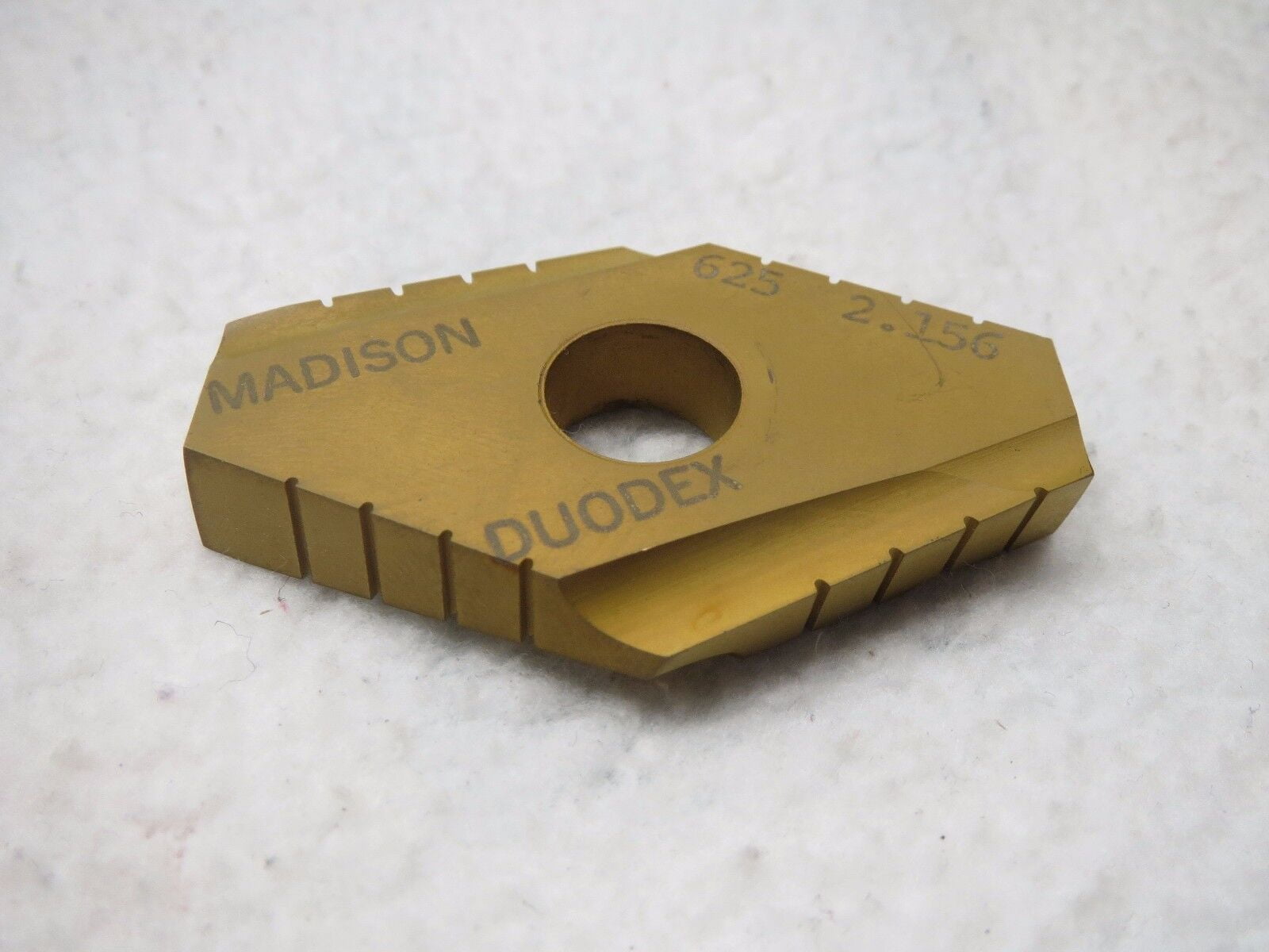 MADISON CUTTING TOOLS Duodex Spade Indexable Inserts 2.156" T-15 HSS ...