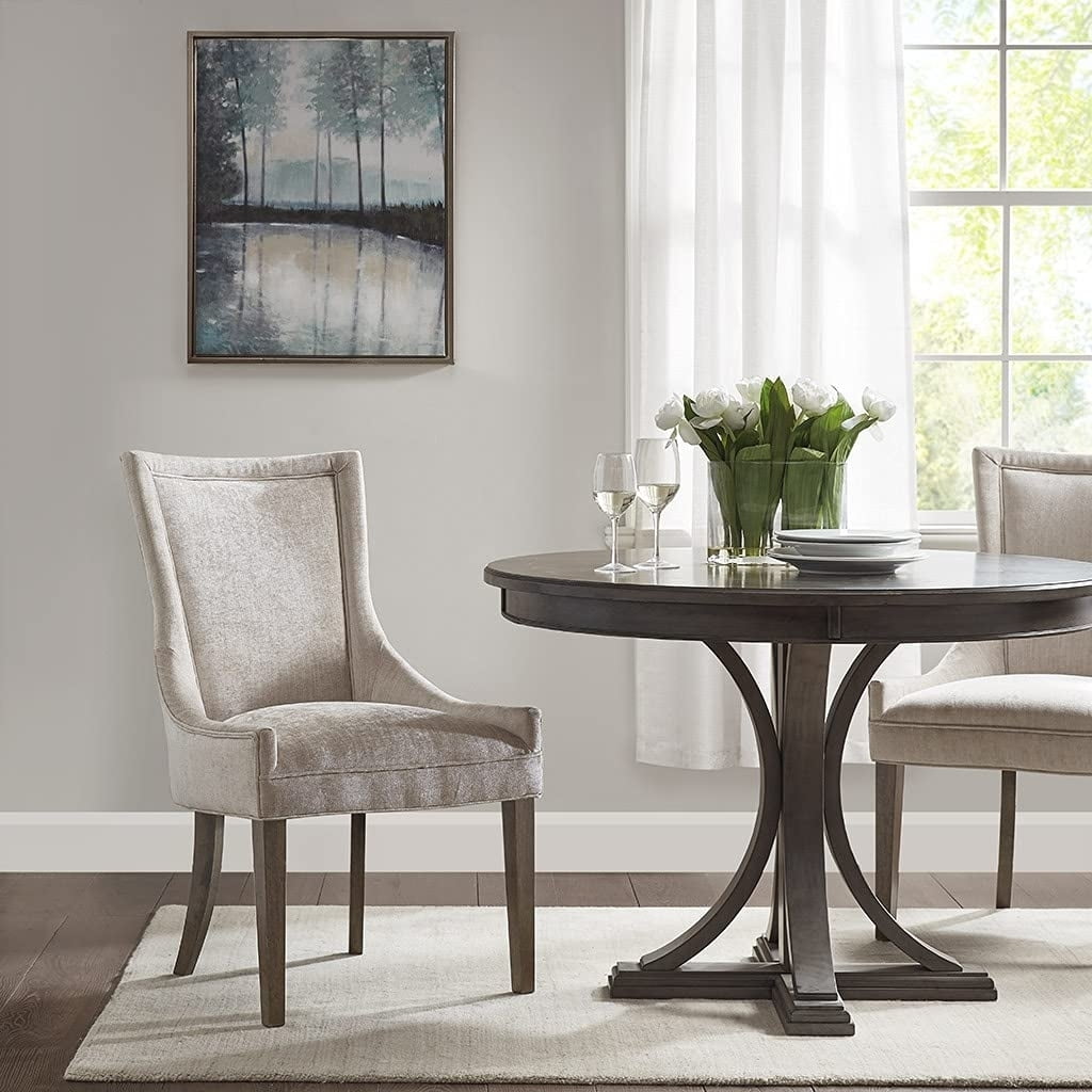 MADISON PARK SIGNATURE Ultra Set of 2 Dining Chair with Cream MPS108 ...