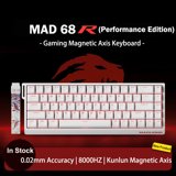 MADLIONS MAD 60/68HE Gaming Magnetic Switch Keyboard Wired Key Web ...
